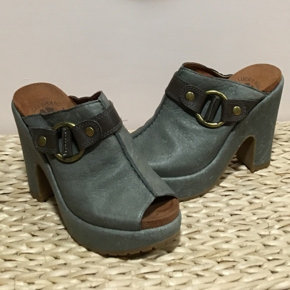 Lucky Brand | Shoes | Lucky Brand Open Toed Clogs Heels | Poshmark